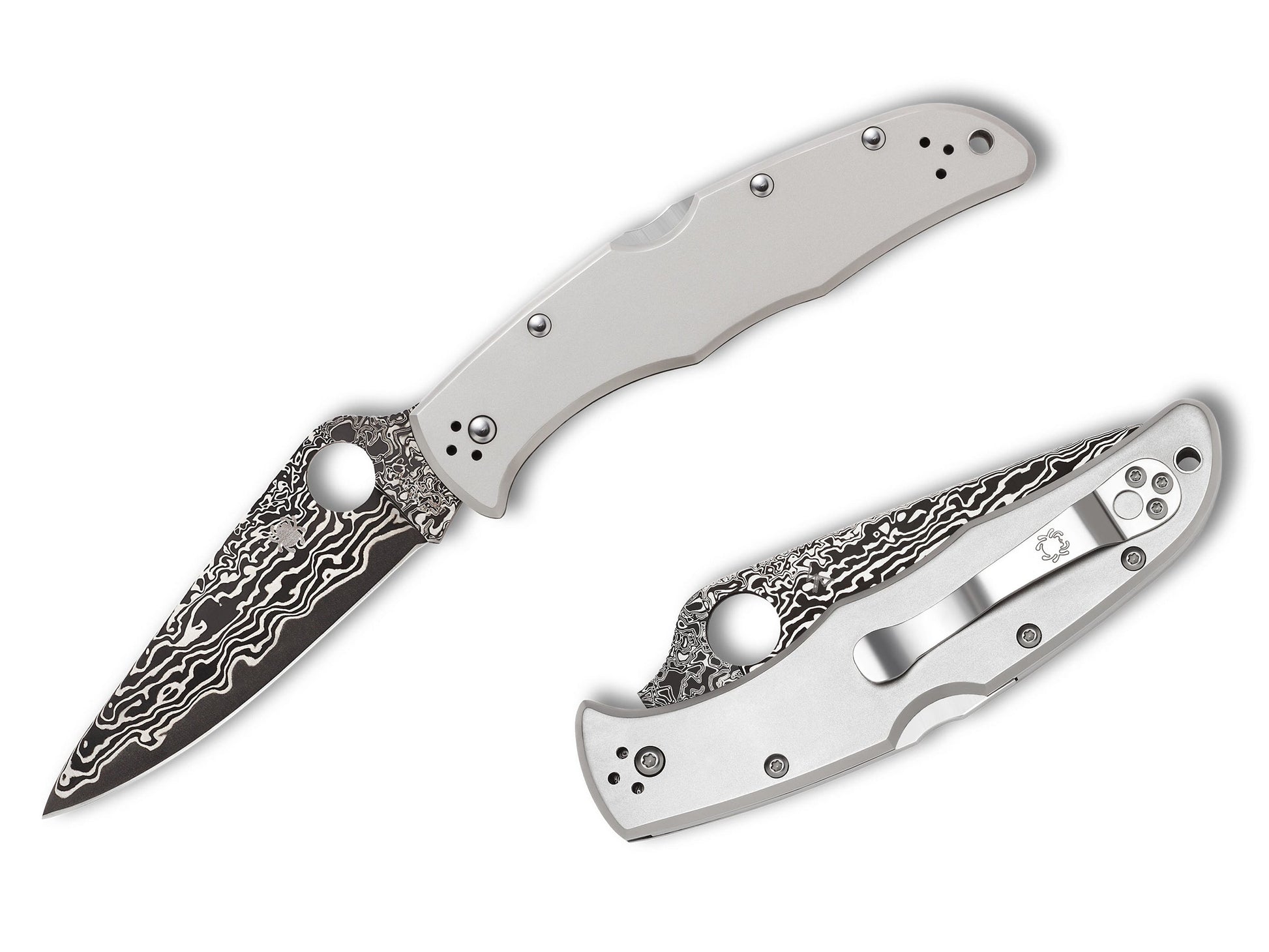 Spyderco Endura 4 3.83" Takefu DPS 15 Damascus Titanium Folding Knife – Urbantoolhaus (Singapore ...